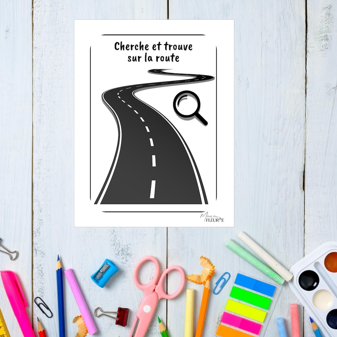 Printable Search and Find – PDF Activity for Children Aged 3-6 – Road ...
