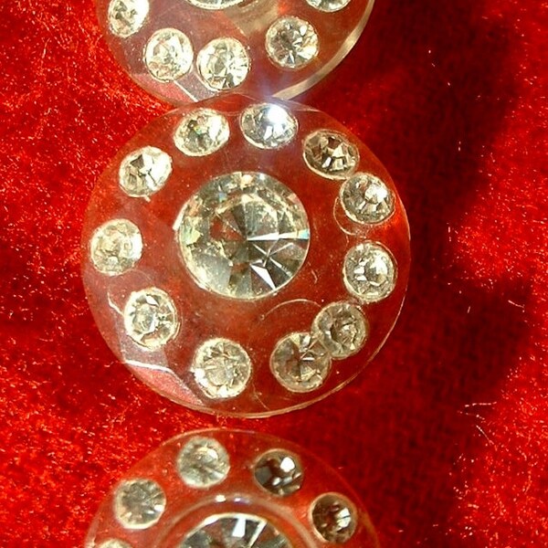 Clear Lucite Buttons - Etsy