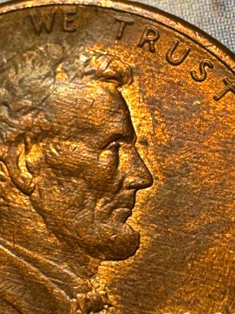 1987 Lincoln Penny With Errors - Etsy