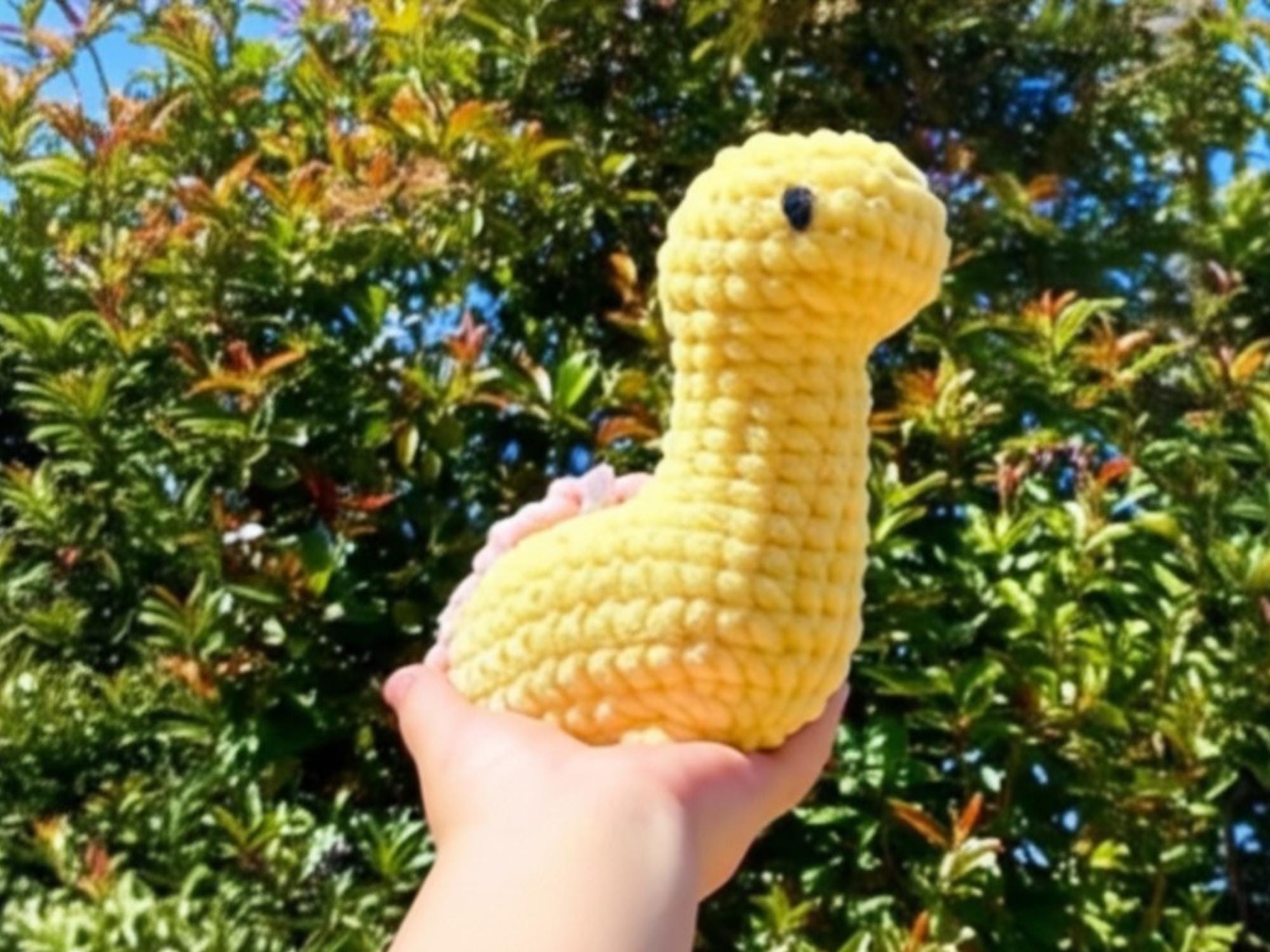 Brachiosaurus Crochet Pattern, No Sew Dinosaur Crochet Pattern, Crochet Brontosaurus Pattern, No ...