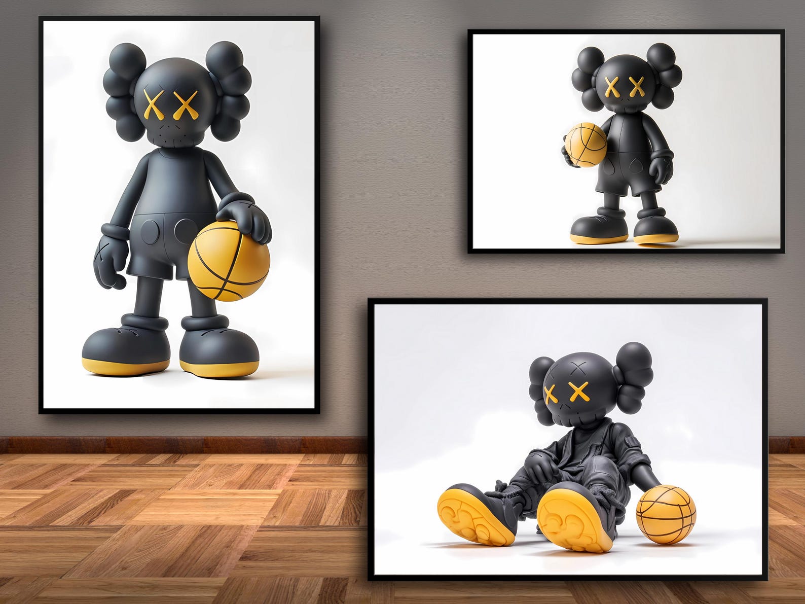 Kaws, Kaws Figure, Kaws Wall Art, Kaws Poster, Kaws Poster Set of 3 ...