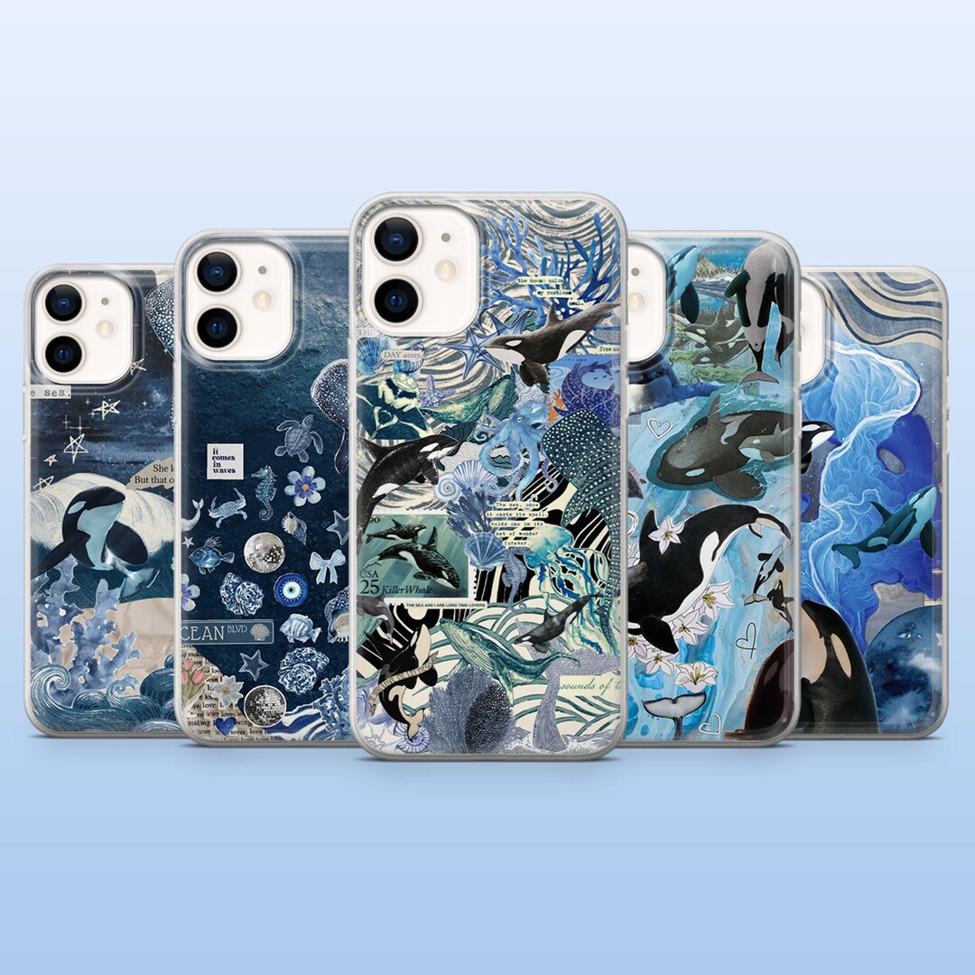 Orca Phone Case Killer Whale Sea Life Cover for iPhone 17pro, 16, 15 ...
