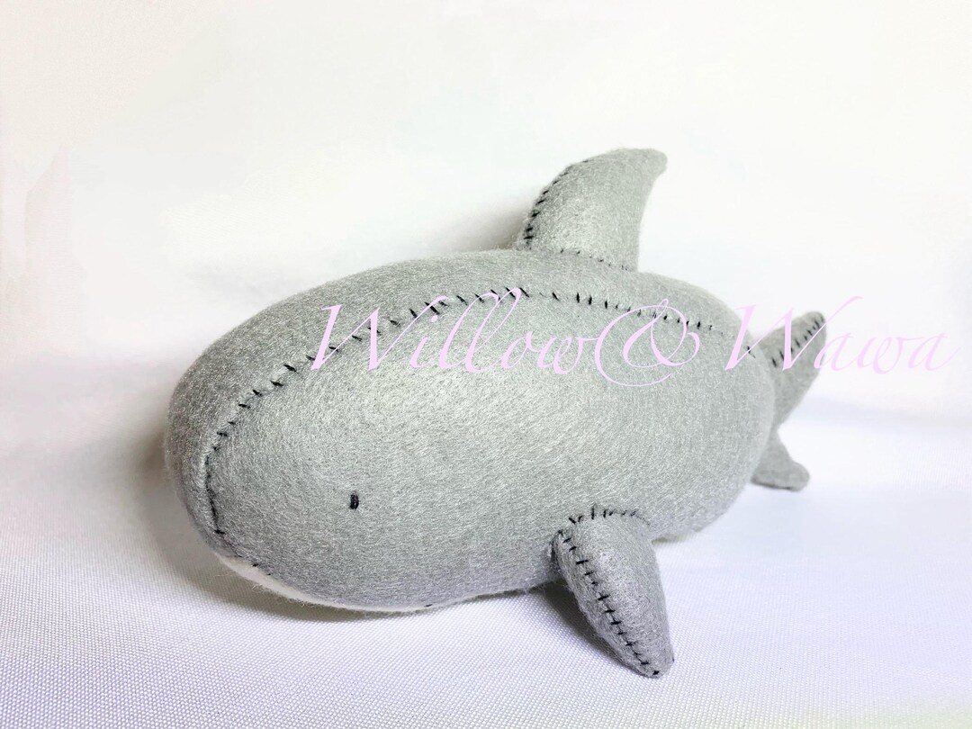 Crunch the Shark- Handmade Felt Animal- Soft Toy- Kid Friendly - Etsy