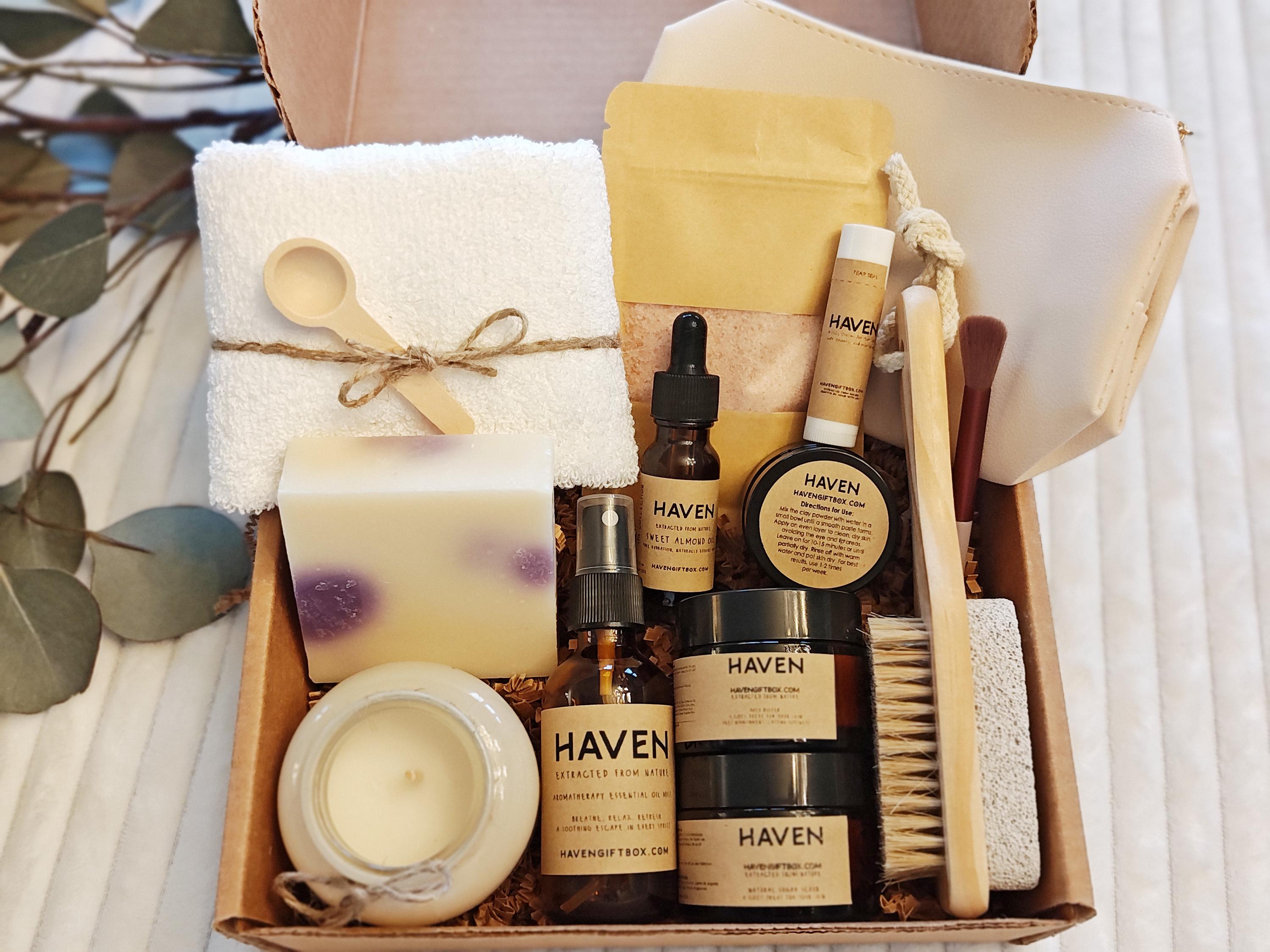Handmade Spa Gift, Relaxation Gift Box, Pampering Gift Set, Spa Gift ...