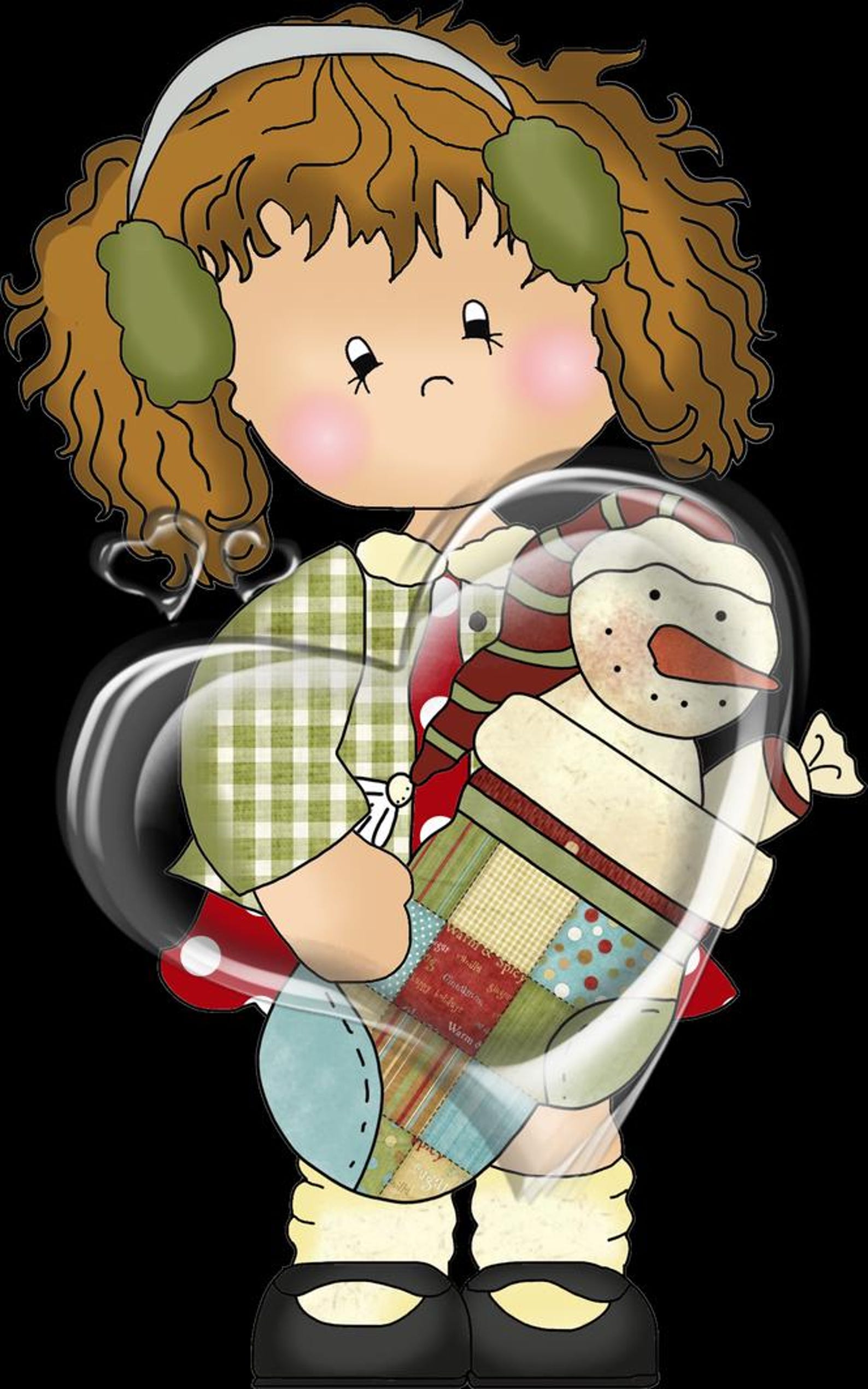 Bertildas Snow Pals Pro Clipart by Cheryl Seslar - Etsy
