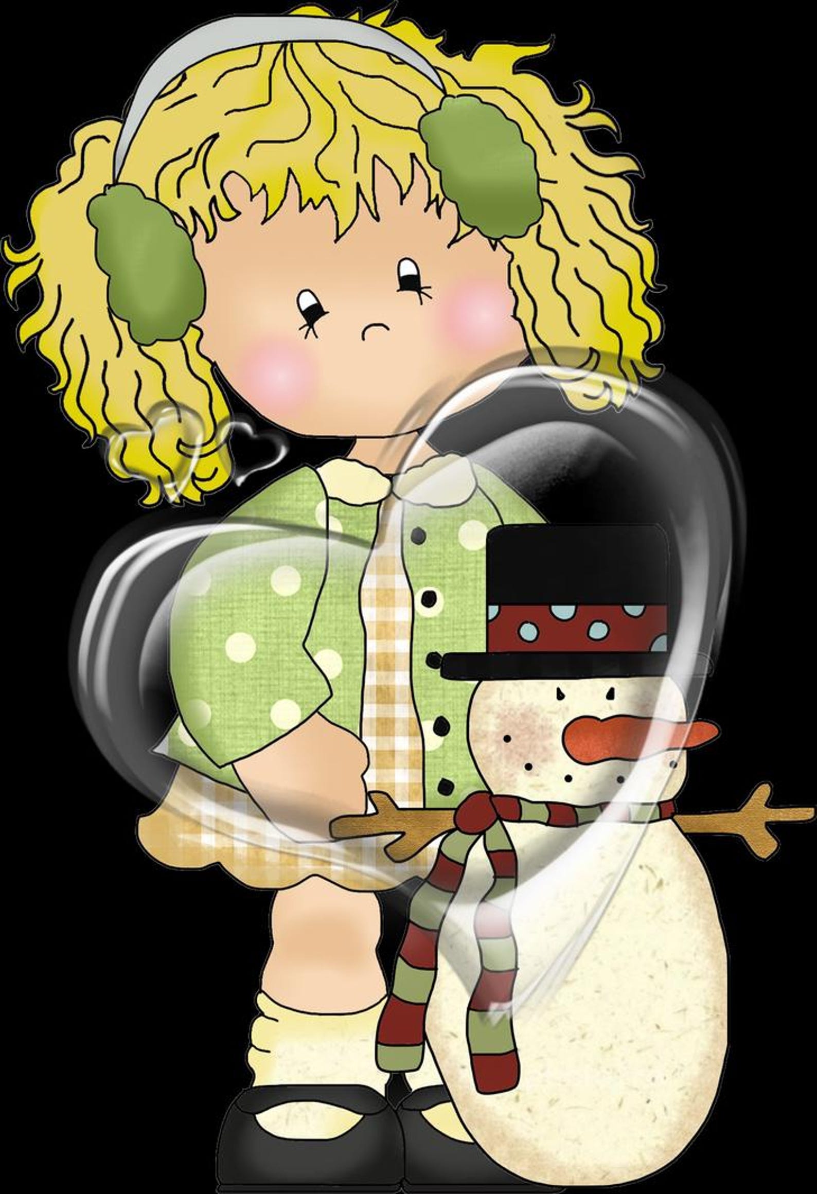 Bertildas Snow Pals Pro Clipart by Cheryl Seslar - Etsy