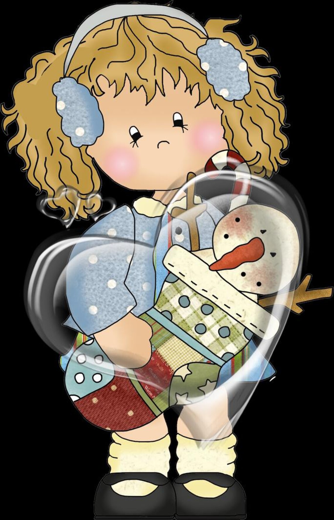 Bertildas Snow Pals Pro Clipart by Cheryl Seslar - Etsy