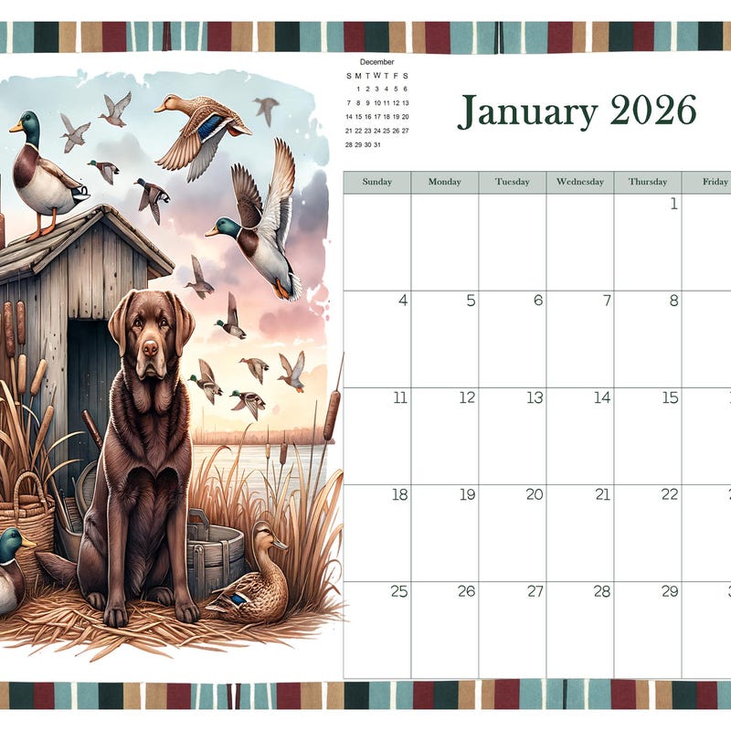 2026 Hunting Calendar - Etsy Canada