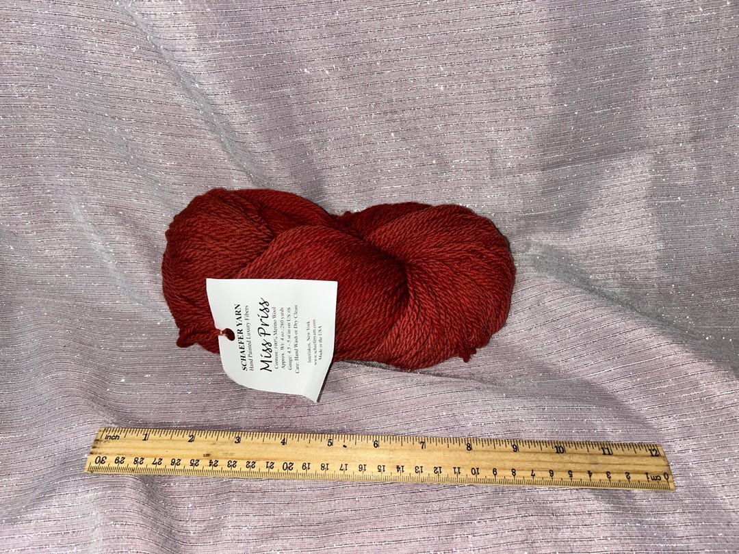 Schaefer Yarn Hand Painted Luxury Fibers Miss Priss 100% Merino Wool ...