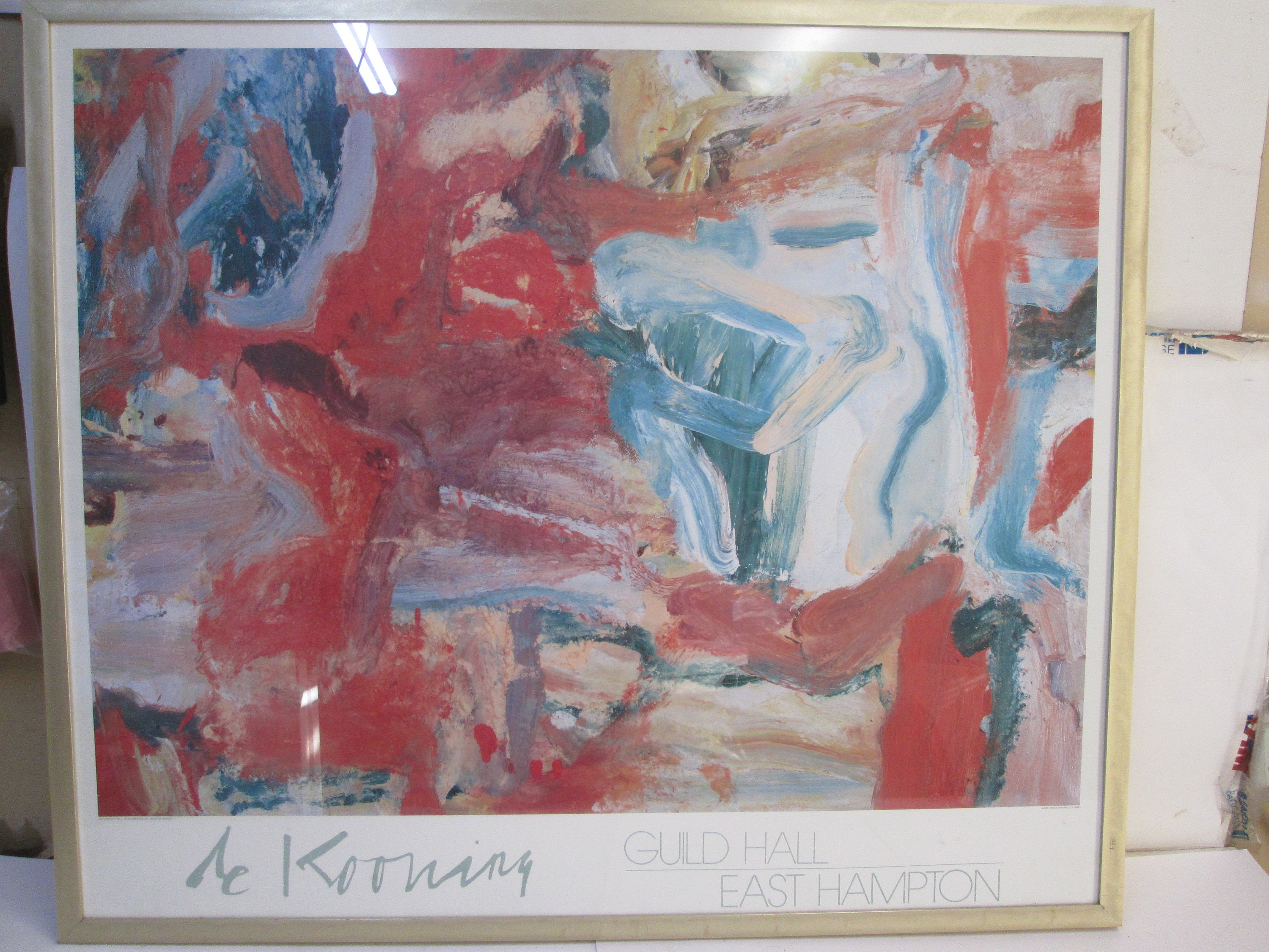 Willem De Kooning, Large Reproduction Guild Hall E. Hampton Gallery Exhibition 1987 - Etsy