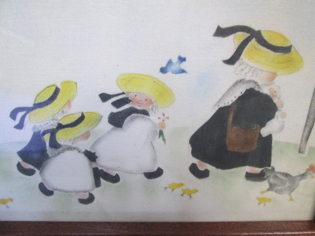 Vintage Theorem Oil Painting on Velvet Using Hand Cut Stencils - Marion ...