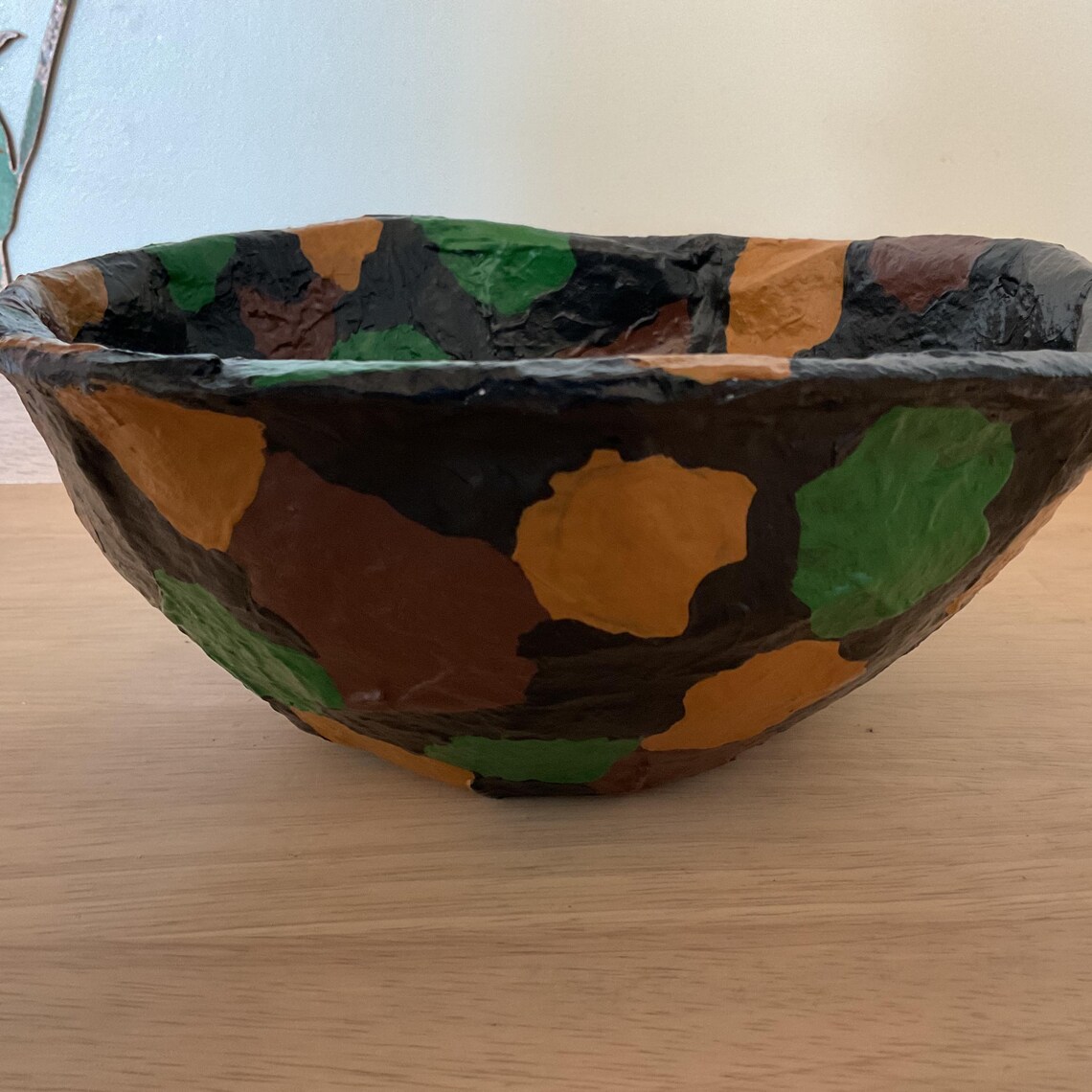 Functional Paper Mache’ Bowls of All Colors. You Can Choose Colors ...