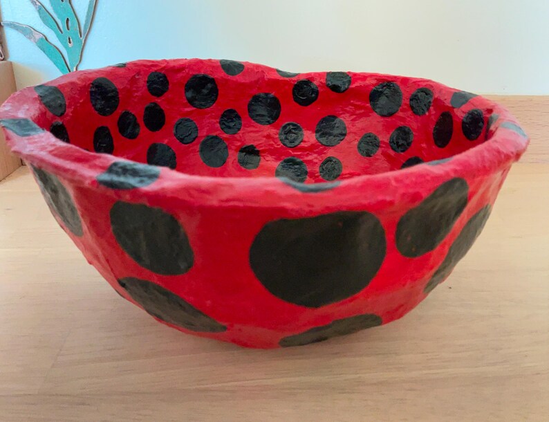 Functional Paper Mache’ Bowls of All Colors. You Can Choose Colors ...