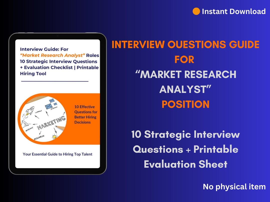 Market Research Analyst Interview Guide: 10 Strategic Interview ...