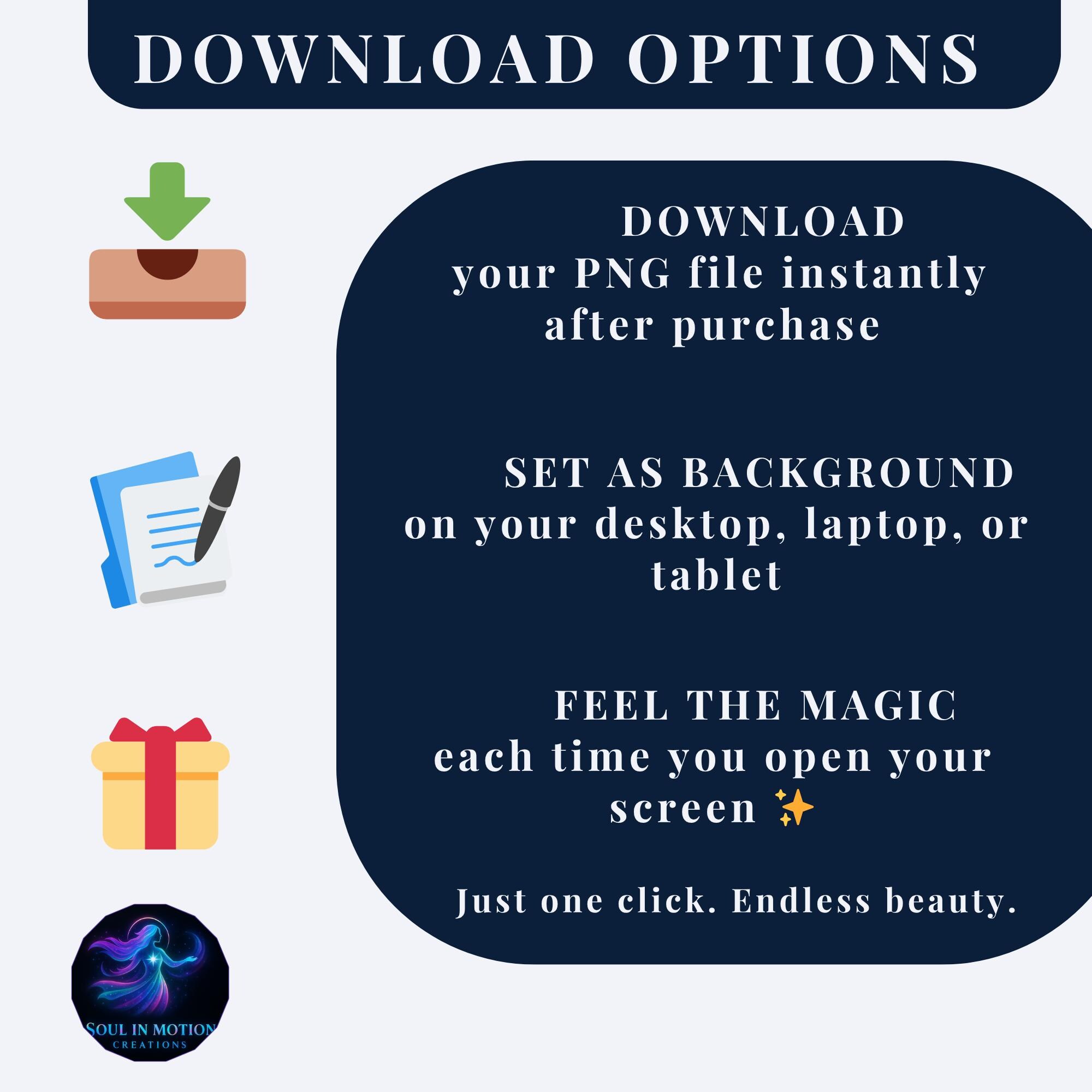 Mystical Desktop Wallpaper for Women | Spiritual Printable Background ...