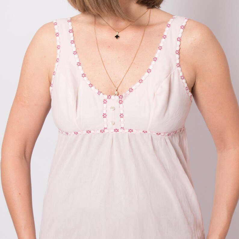 Vintage Nylon Negligee Sheer Nightgown by PIPPA DEE Small Size Gift for ...
