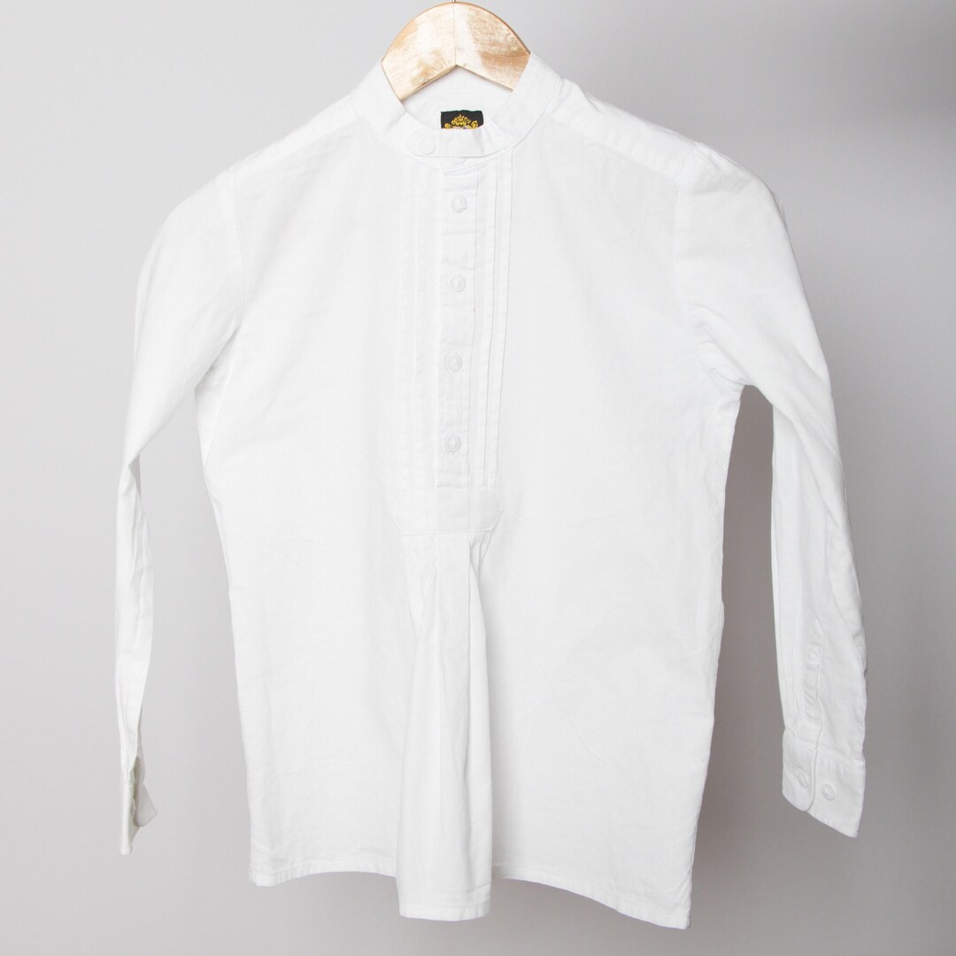 Vintage Traditional German Boys White Cotton Shirt Bavarian Oktoberfest ...
