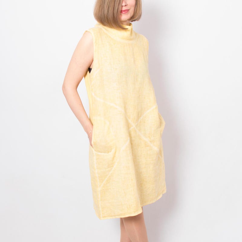 Funnel Neck Dress - Etsy