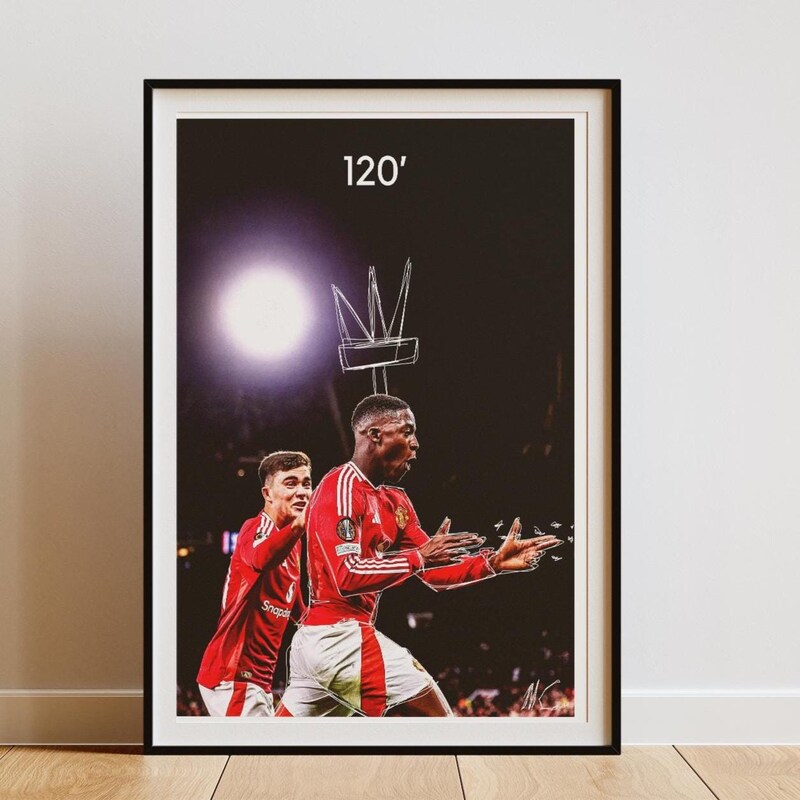 Football Posters Mainoo - Etsy UK