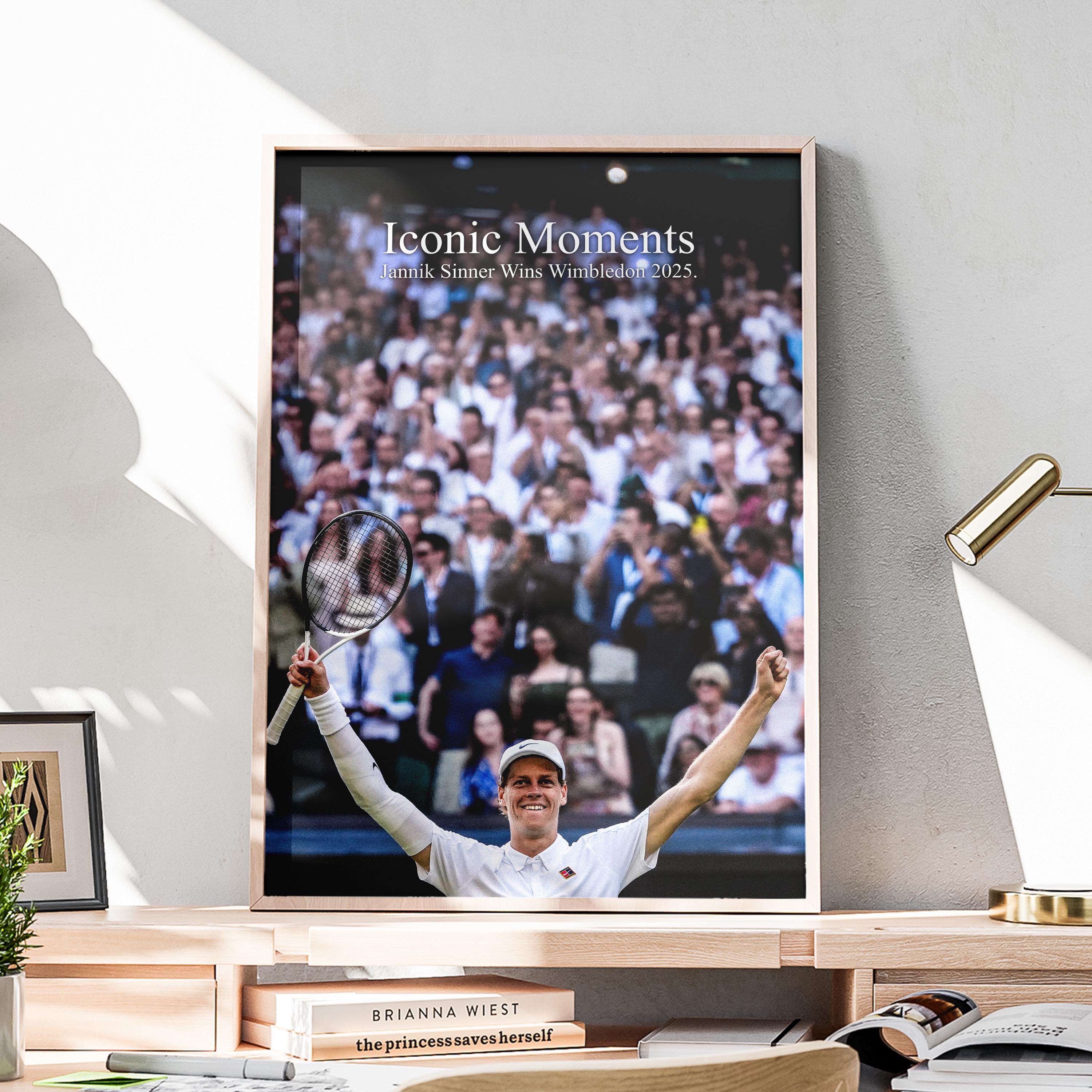 Jannik Sinner Wins Wimbledon 2025 – Limited Edition Wimbledon Final ...