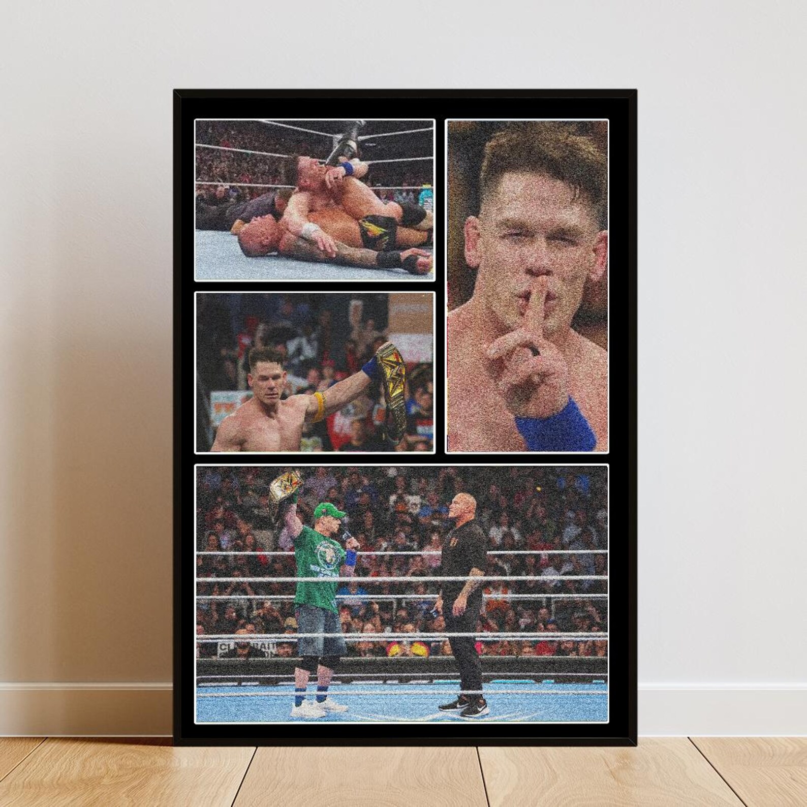 John Cena WWE Backlash 2025 Championship Poster – Vintage A3 Wall Art ...