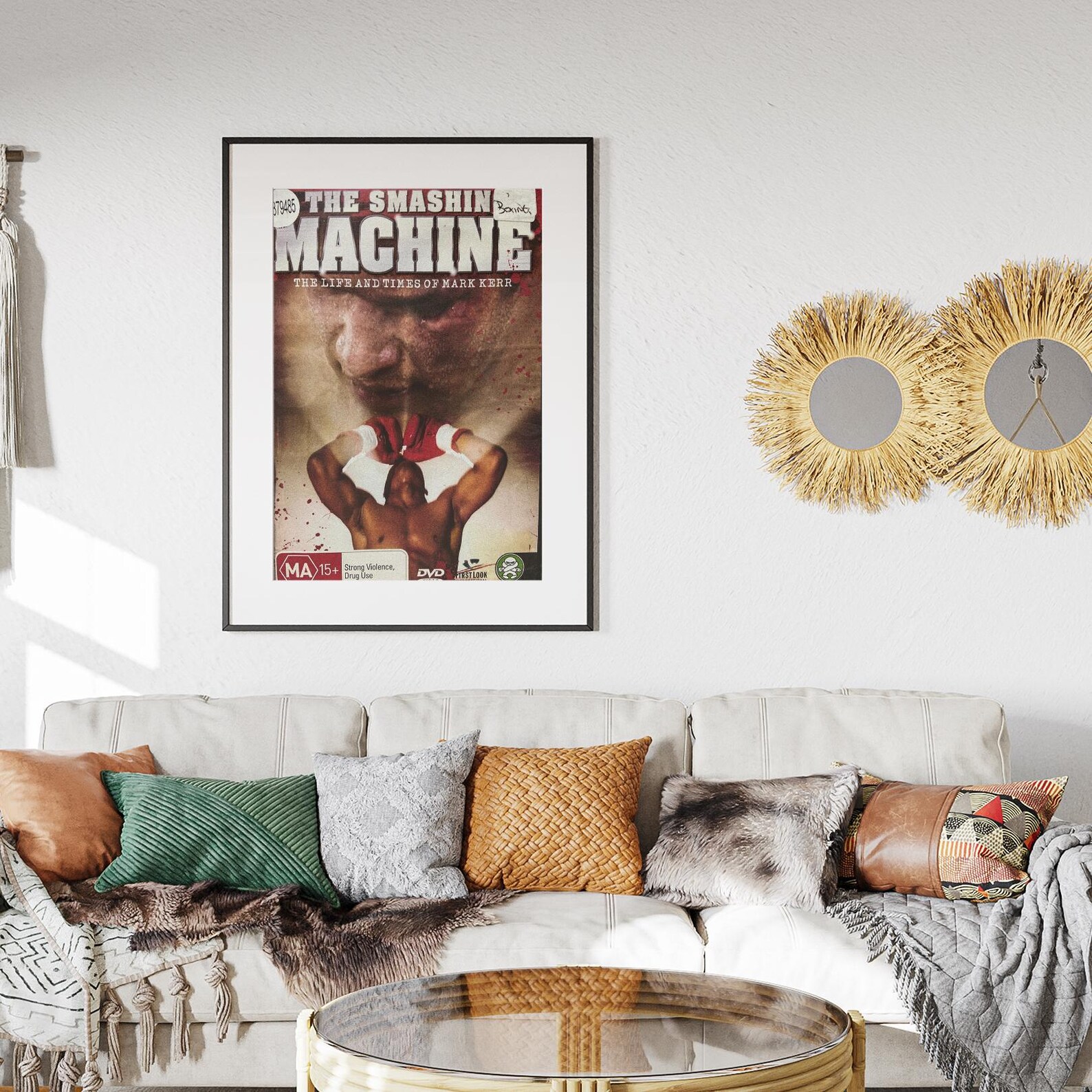 Mark Kerr "the Smashing Machine" A3 Digital Poster – Retro MMA & UFC ...