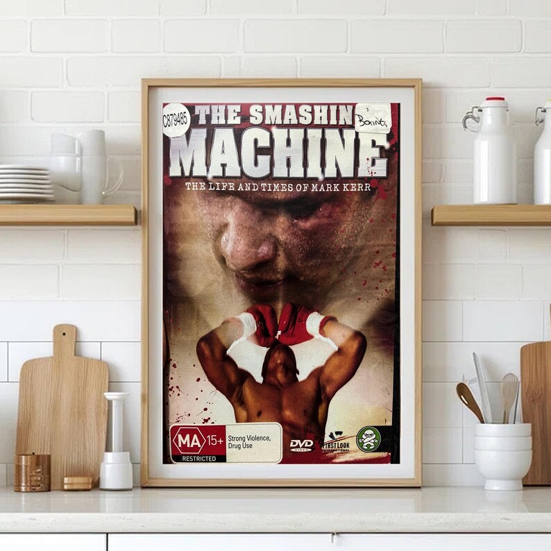 Mark Kerr "the Smashing Machine" A3 Digital Poster – Retro MMA & UFC ...