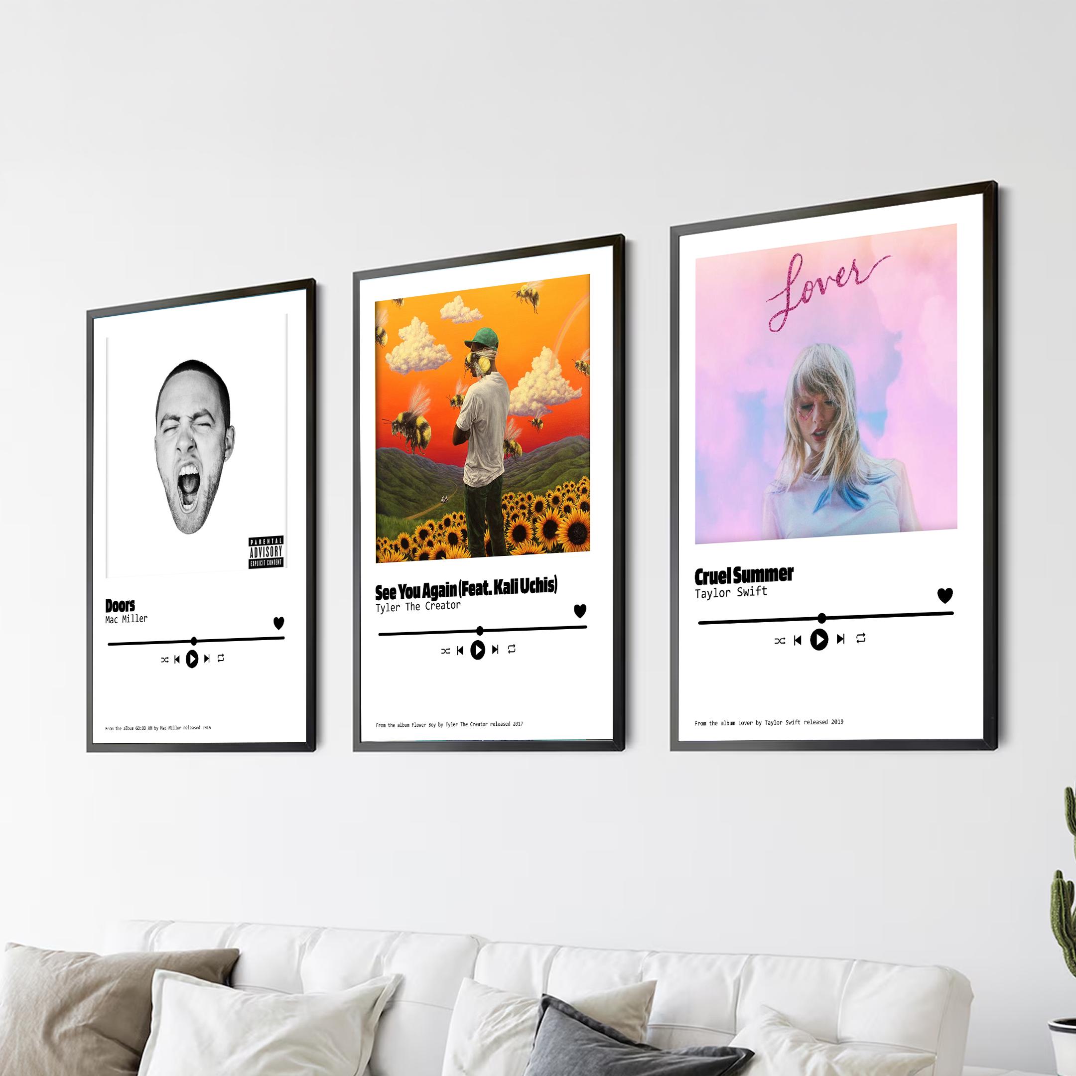 Custom Album Poster - Music Album Poster, Custom Spotify Code Wall ...