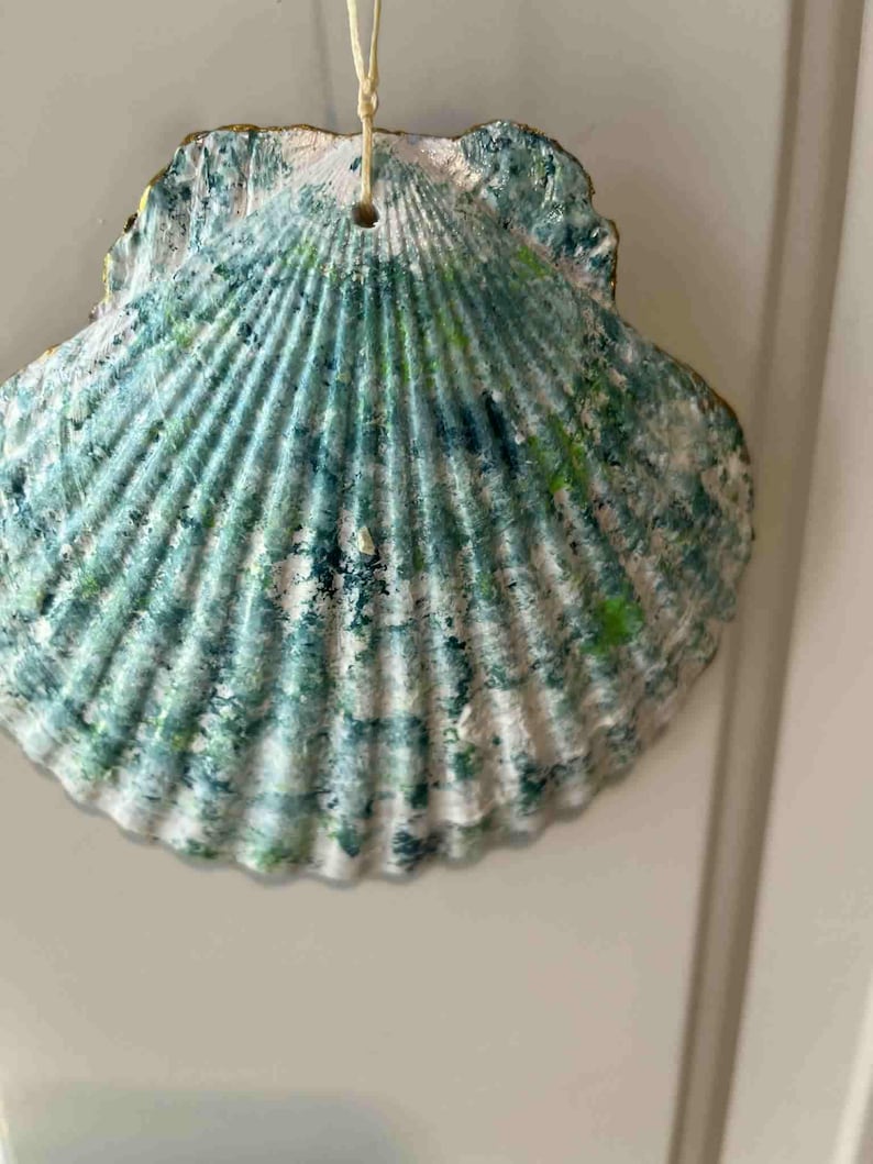 Seagull at Beach, Decoupaged Shell, UV Resin - Etsy