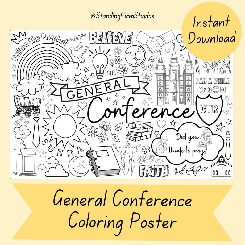 General Conference Poster MEGA BUNDLE - Etsy