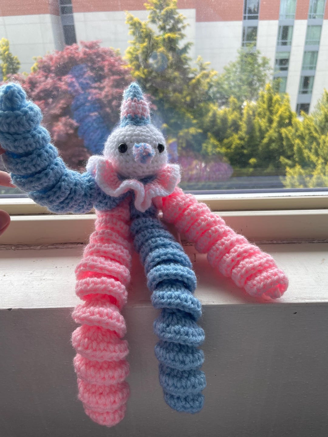 Pride Clown Crochet Doll - Etsy