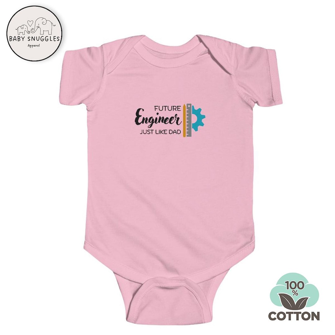 Future Engineer Like Dad Baby Onesie - STEM Baby Shower Gift - Etsy