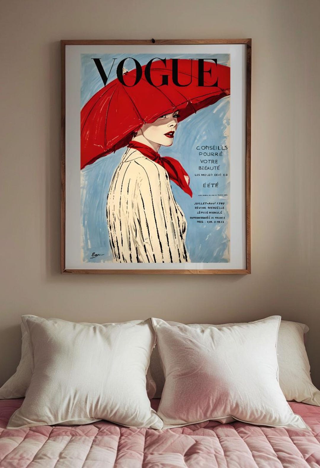 Vintage Vouge Poster - Etsy