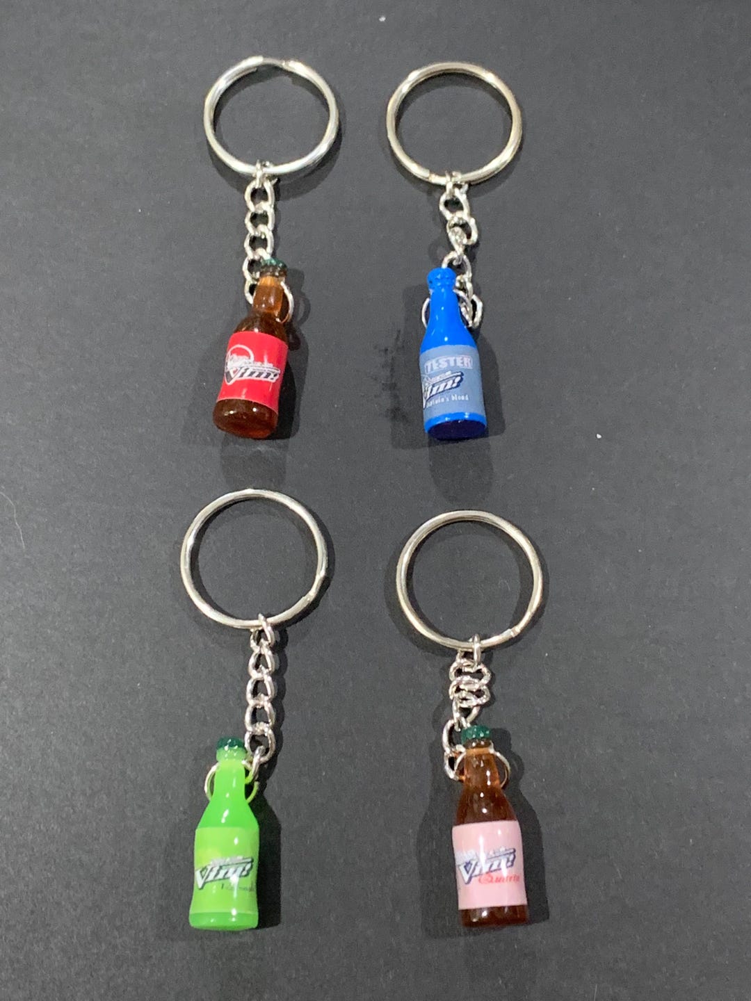 Nuka Cola VIM! Keychains - Fallout 4 Replica Bottles - Mini Keychains ...