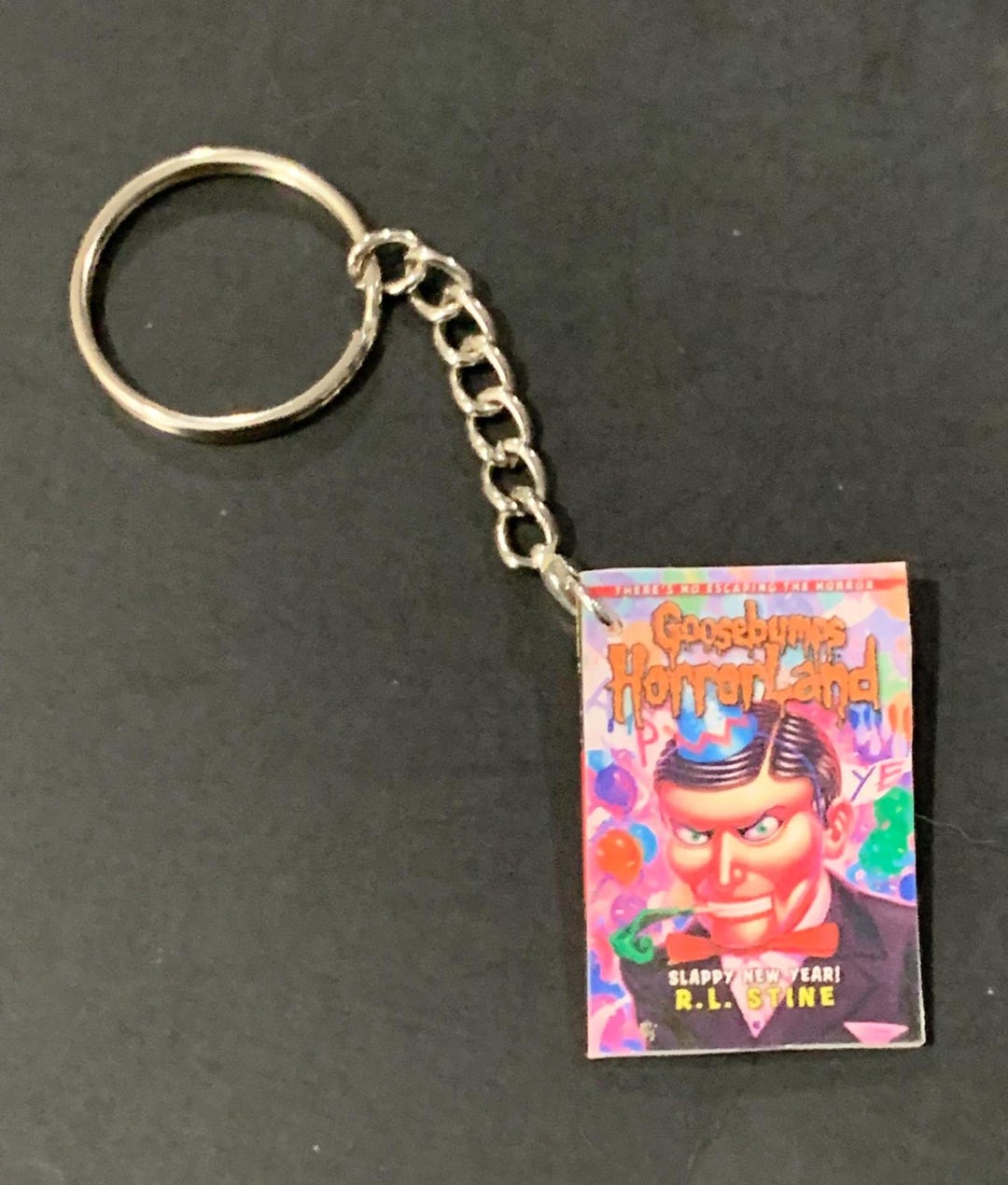 Mini Goosebumps Horrorland Book Keychains - #18 Slappy New Year - Etsy