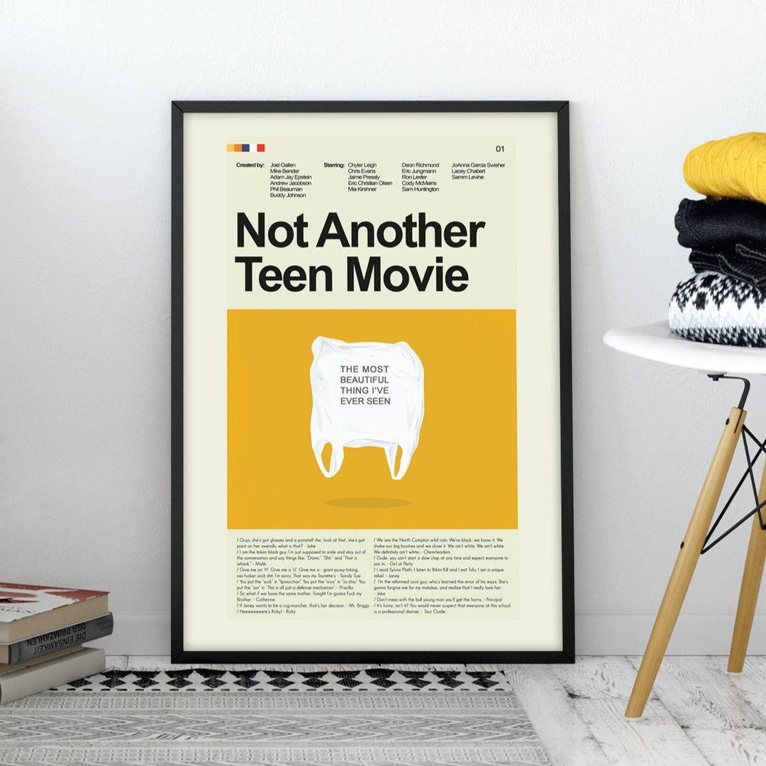 Not Another Teen Movie - Plastic Bag | 12"x18" or 18"x24" Print Only - Etsy