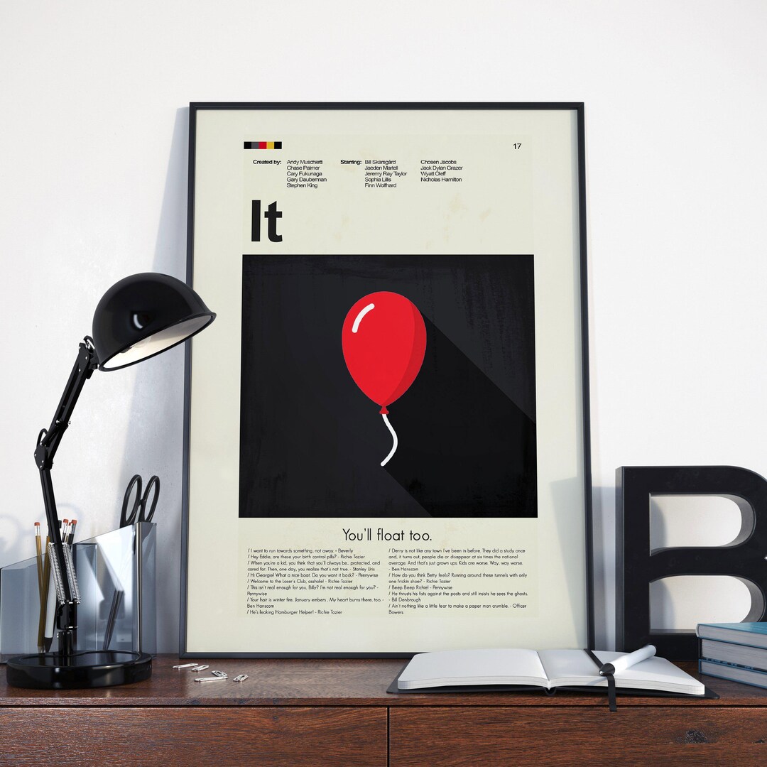 It Inspired Mid-century Modern Print | 12"x18" or 18"x24" Print Only - Etsy