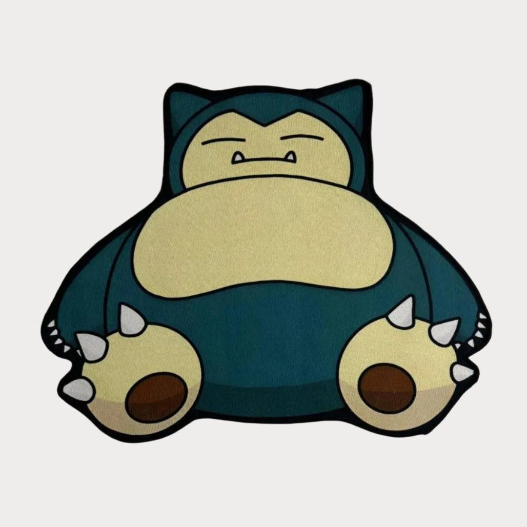 Custom Snorlax Pokemon Rug – Lazy Legendary Comfort for Fans - Etsy