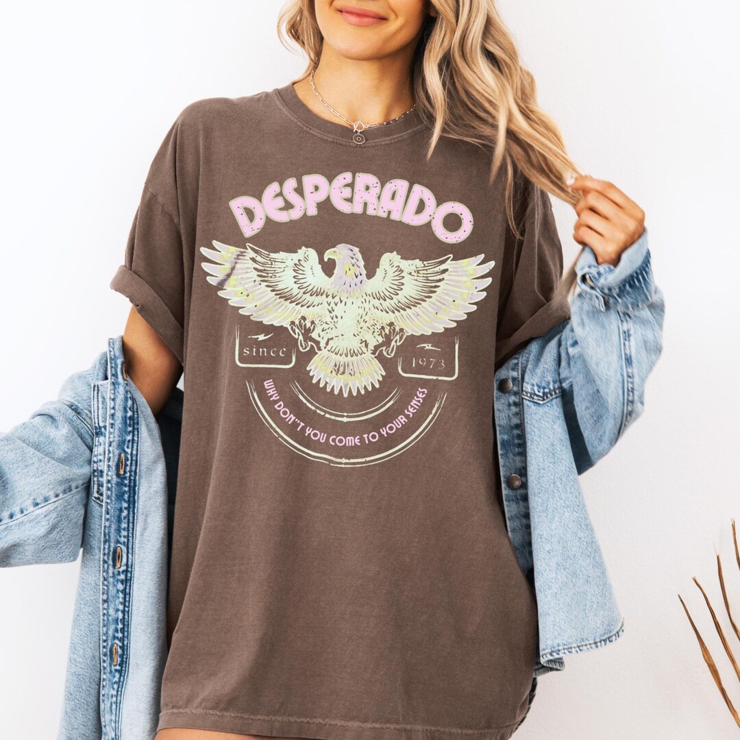 Desperado Shirt, Eagle Shirt, Vintage Band Tee, Classic Rock Shirt, Vintage Shirt, Concert Shirt ...