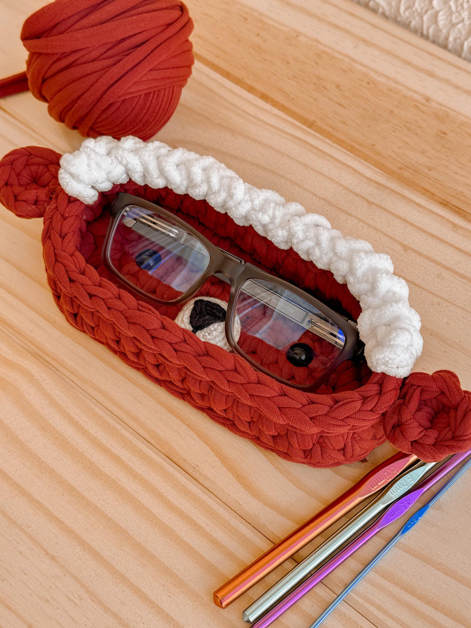 Crochet Eyeglasses Holder Pattern, Cute Sheep Glasses Holder, Eyeglass ...