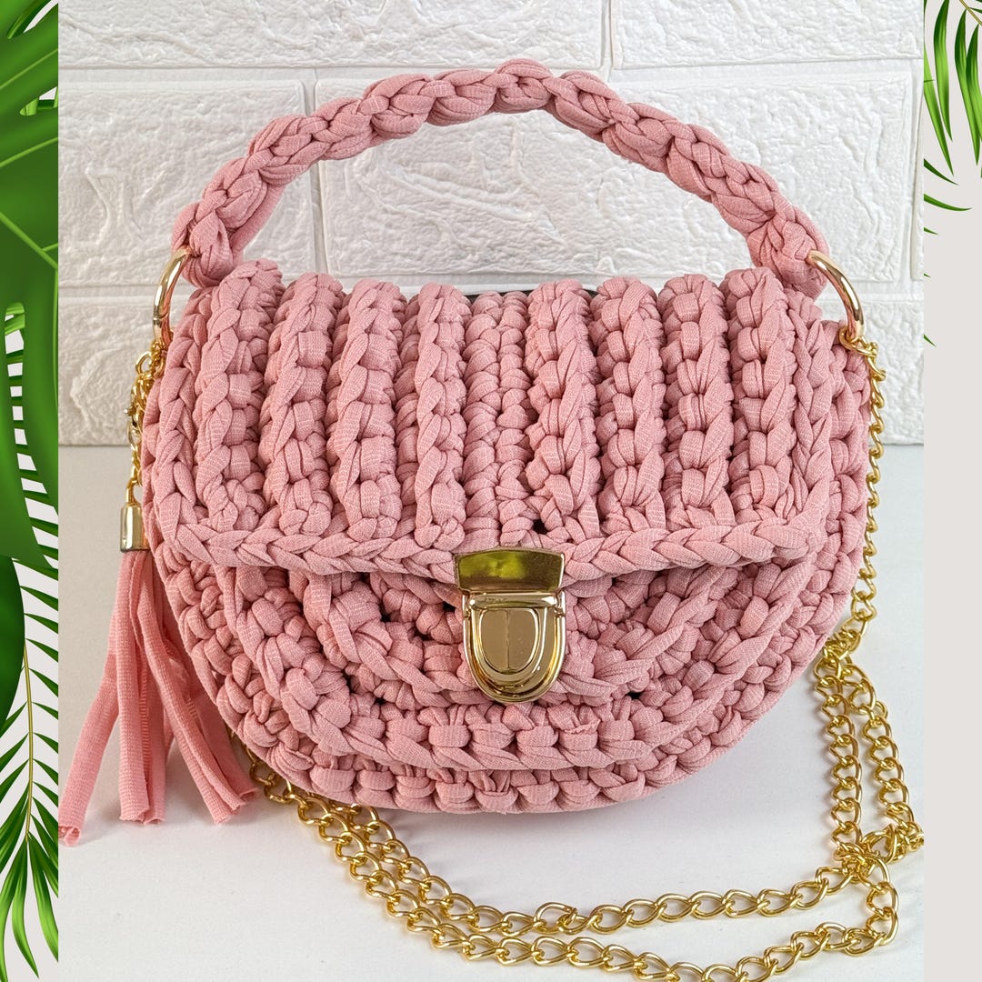Easy DIY Crochet Bag Pattern, Trendy Chunky Yarn Bag Pattern, Begginer ...