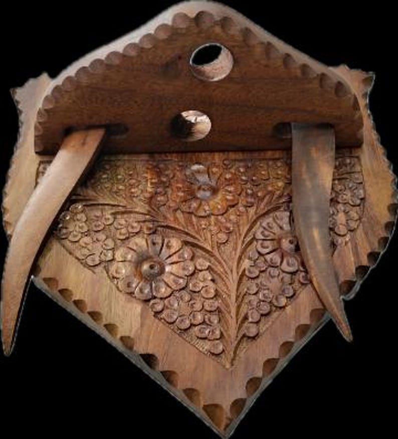 Handcrafted Wooden Viking Battle Axes and Shield Wall Decor - Rustic ...