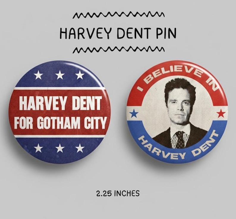 Sebastian Stan Harvey Dent Pinback Buttons - Etsy
