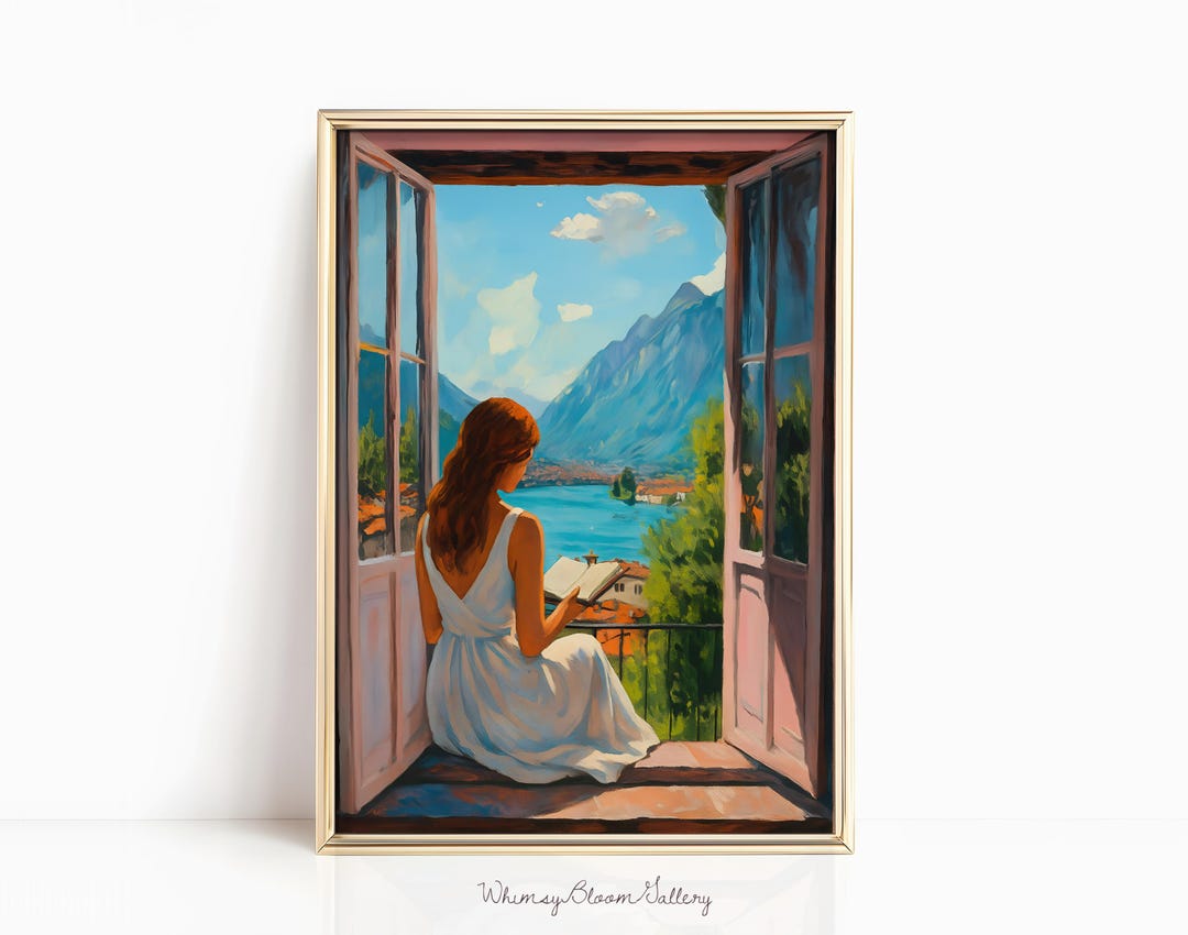 Reader in Open Window Henri Matisse Print, Fauvism Painting, Modern ...