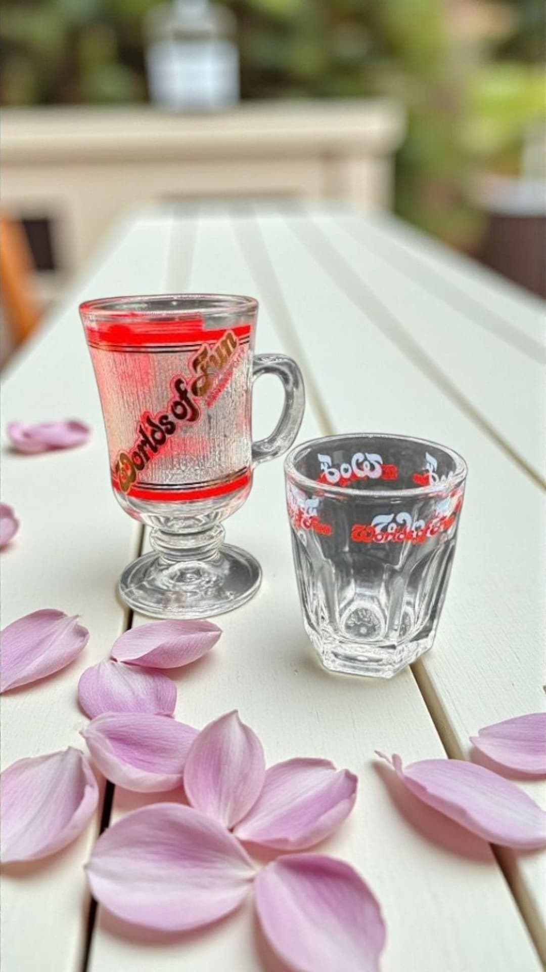 Vintage Worlds of Fun Glassware Set – Mug & Shot Glass, KC Memorabilia ...