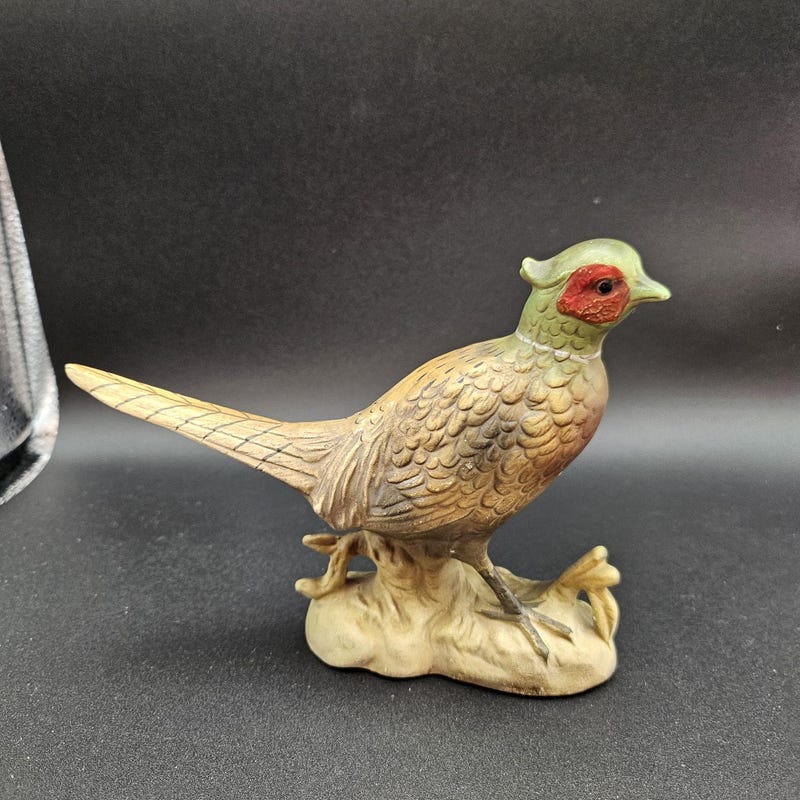 Ceramic Pheasant Figurine - Etsy