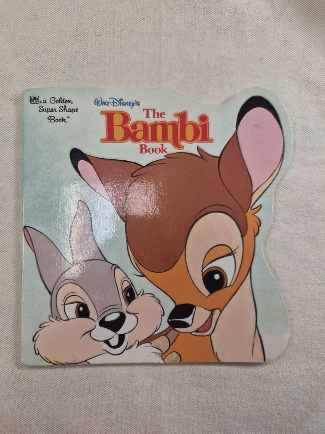 Vintage Disney Golden Super Shape Book – the Bambi Book – Thumper ...