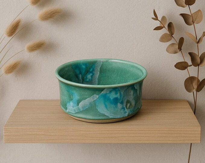 Handmade Pottery Bowl by Cooper Mays | Studio Art Pottery With Green ...