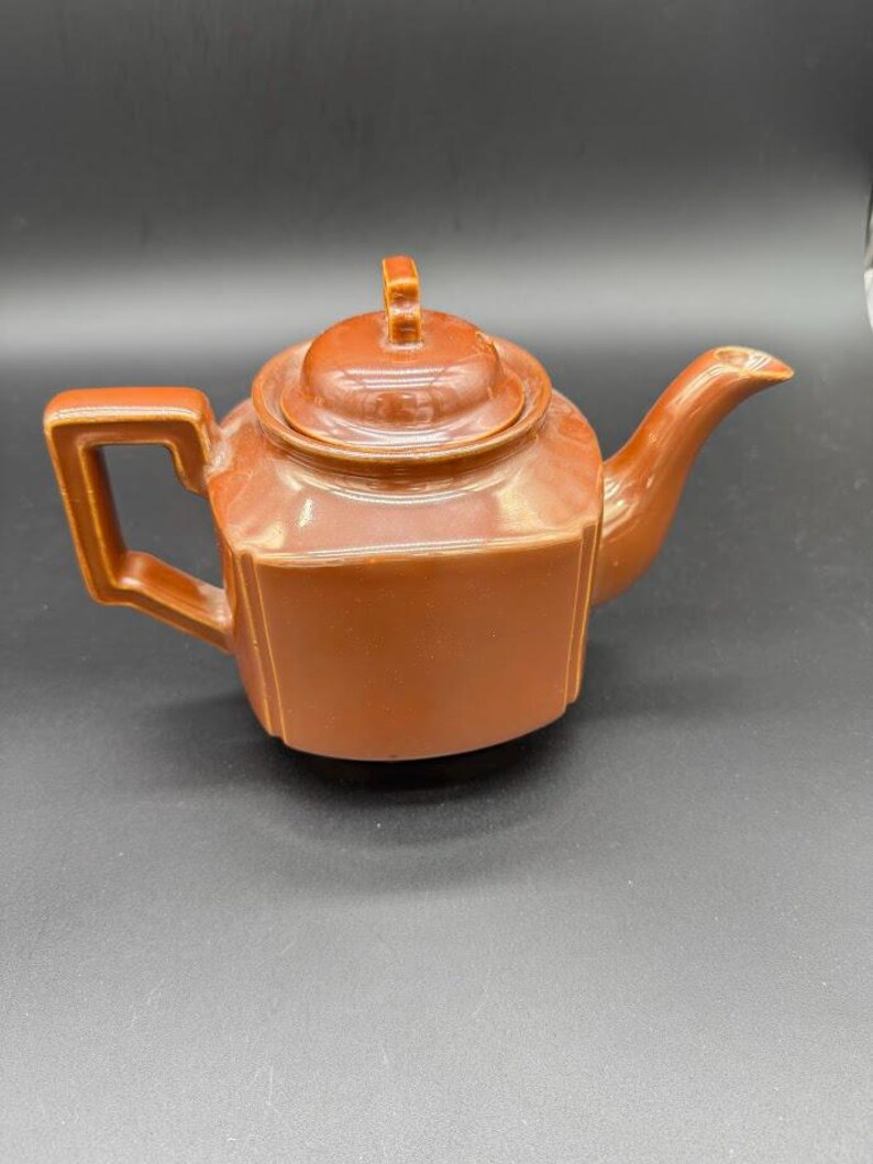 Tetera de cerámica marrón Masenwaan vintage – Cerámica de estudio ...