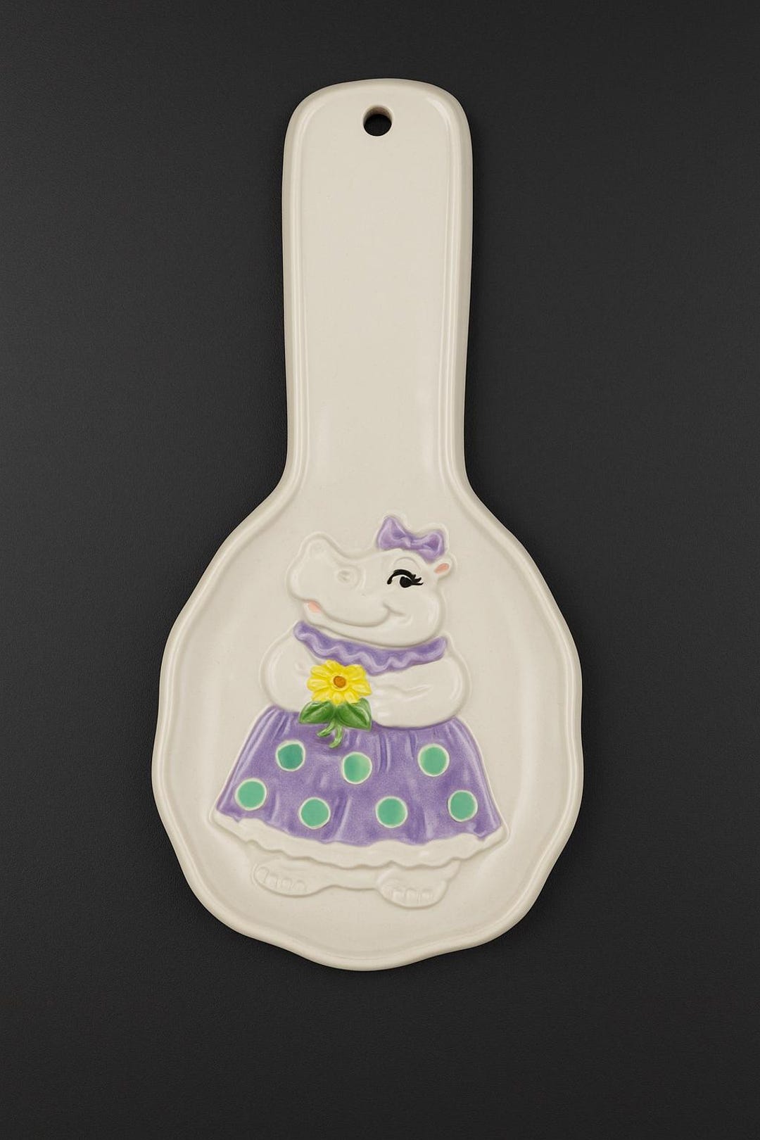 Vintage Otagiri Hippo Spoon Rest – Mary Ann Baker Ceramic Kitchen Decor ...